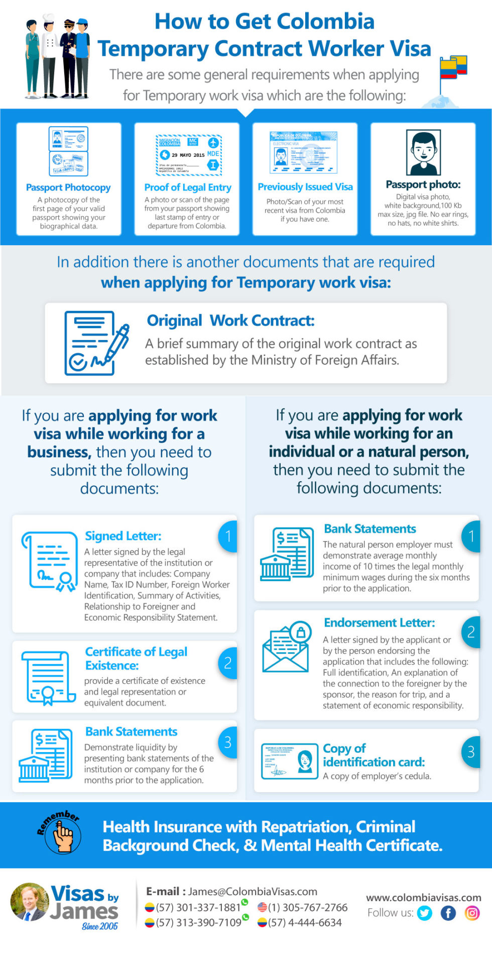 How to Get Colombia Contract Worker Visa • Colombia Visas - Colombian ...